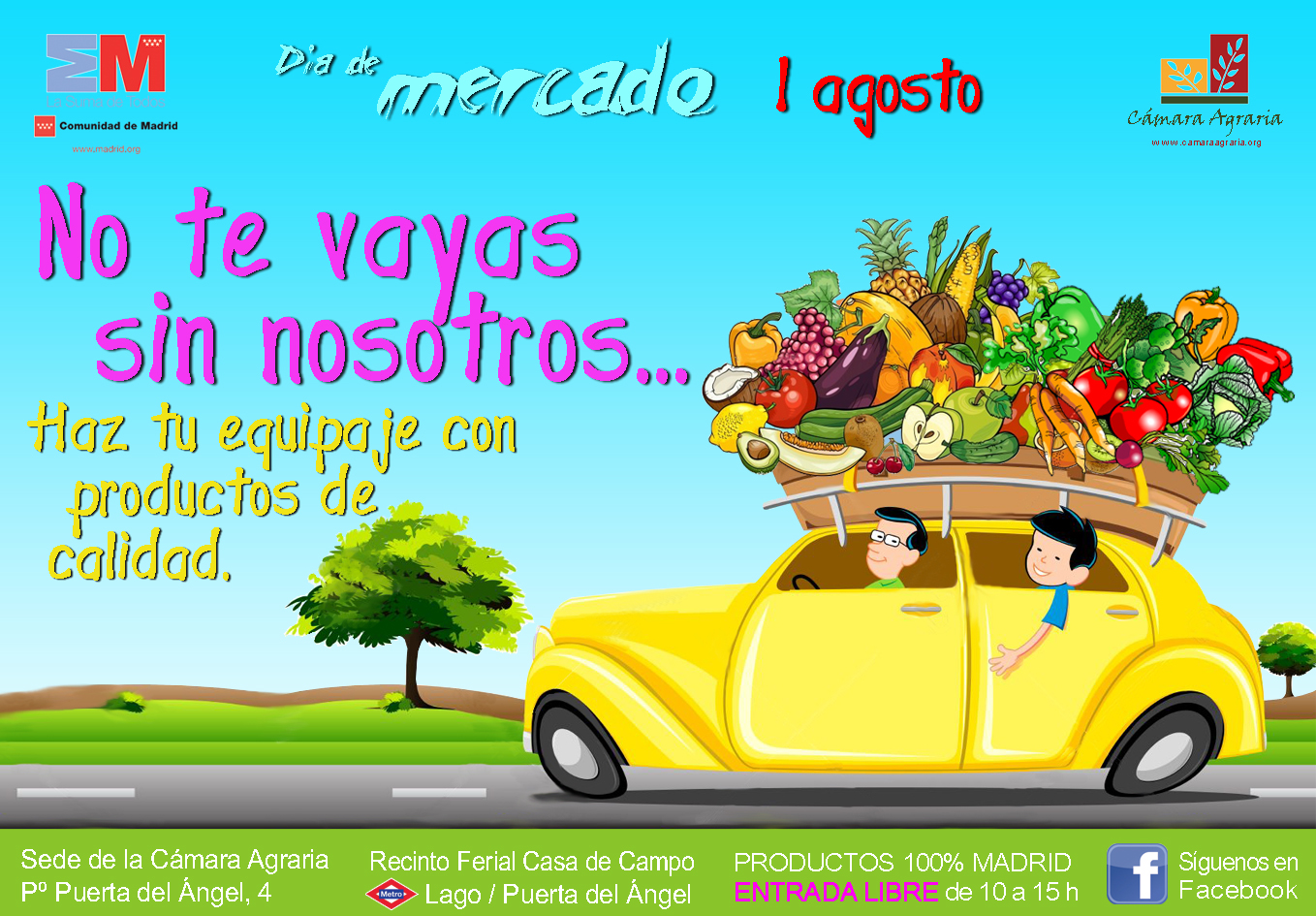 Día de Mercado el 1 de Agosto - ASEACAM